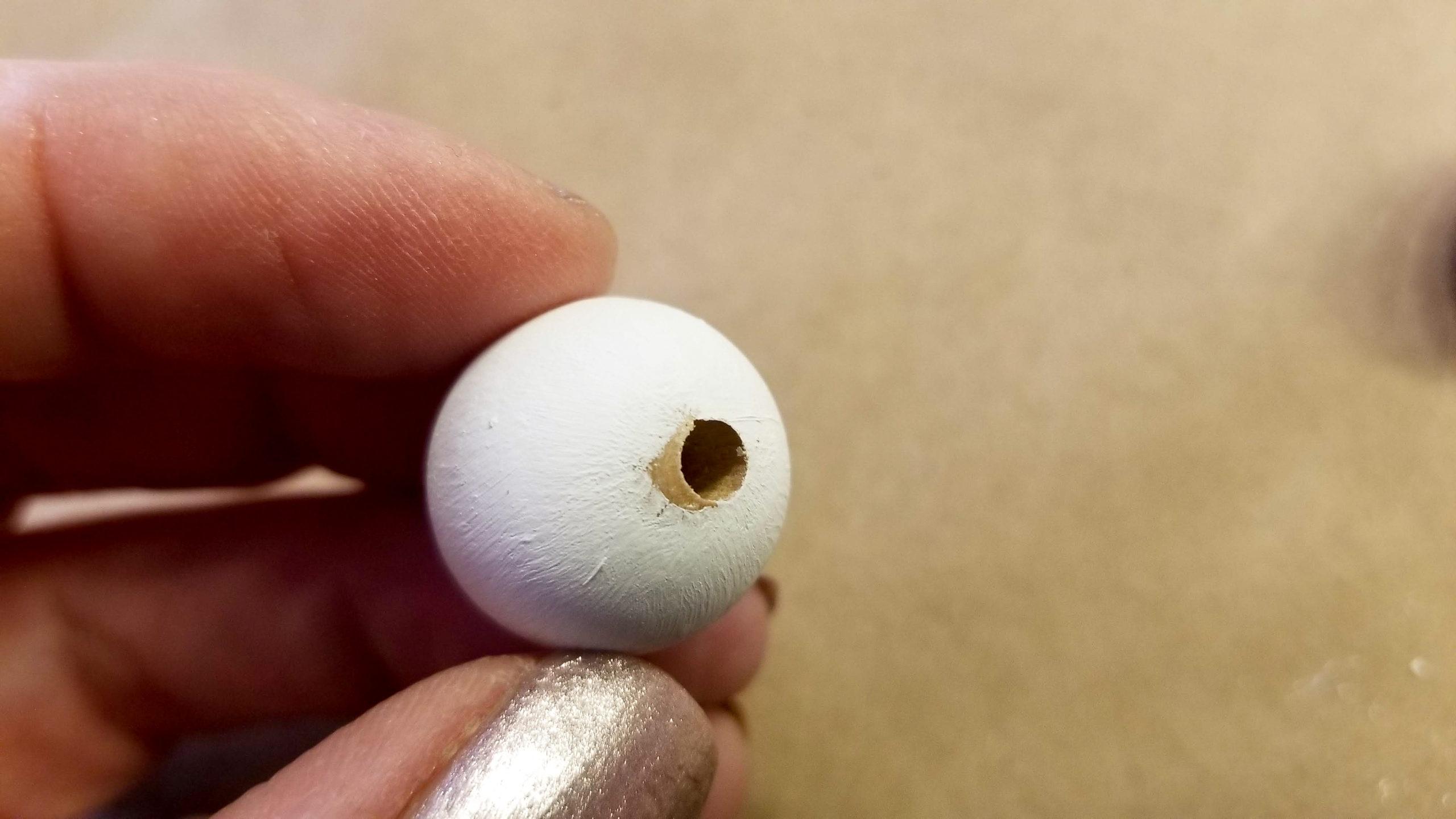 Quick Tip for Painting Wood Beads – A less messy way to get perfectly ...
