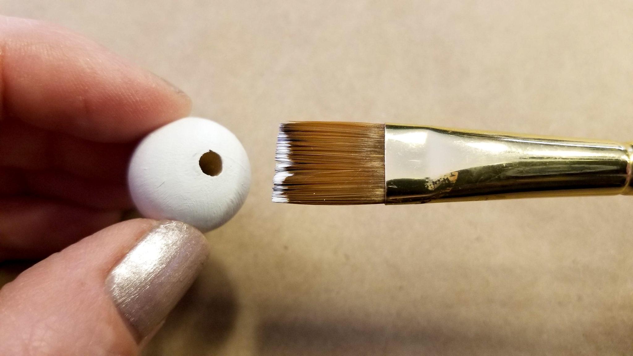 Quick Tip for Painting Wood Beads – A less messy way to get perfectly ...