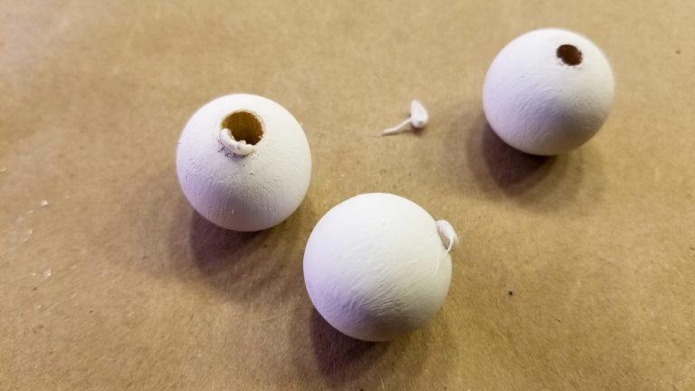 Quick Tip for Painting Wood Beads – A less messy way to get perfectly ...