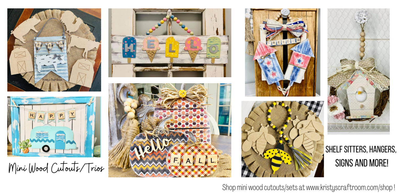 Wood Cutout Inspiration: how to craft with them and decorate with them ...